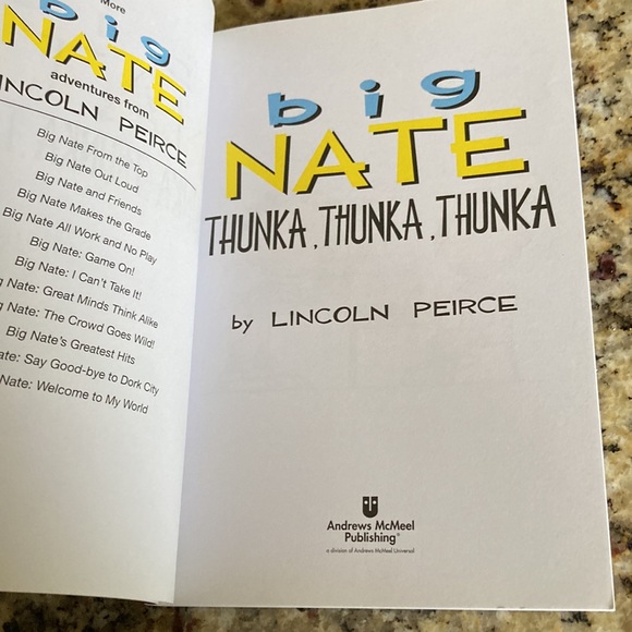 Toys | Big Nate Book Series Big Nate Thunka Thunka Thunka | Poshmark